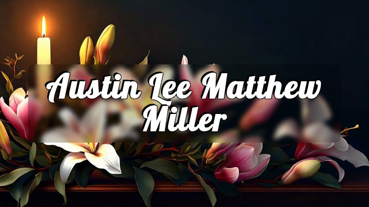 Austin Lee Matthew Miller Tragically Fatally Shot in Domestic Incident ...
