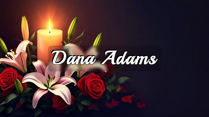 Dana Adams, Beloved Father and Community Member, Tragically Dies in a ...