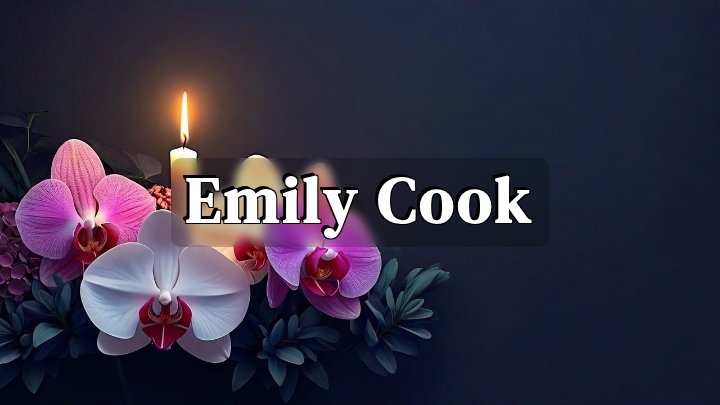 Emily Cook, Loving Mother and Friend, Passes Away Unexpectedly in West ...
