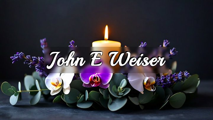 John E. Weiser, Beloved Father and Source of Laughter, Passes Away at ...