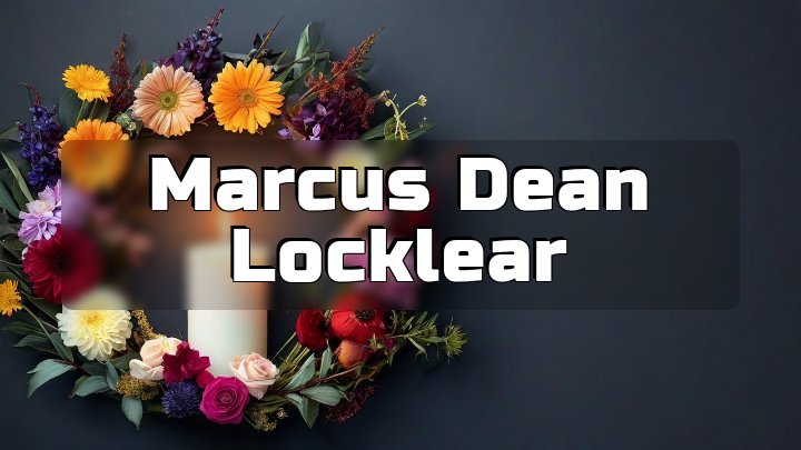 Marcus Dean Locklear, Cherished Member of Red Springs Community, Passes ...