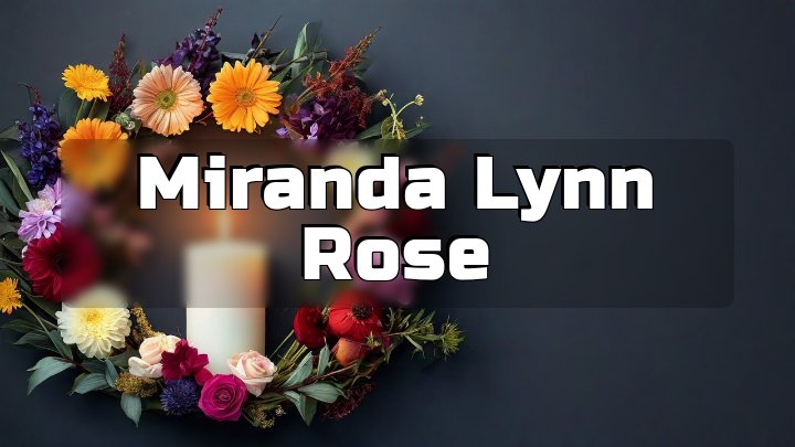 Camden Mourns the Loss of Miranda Lynn Rose, 40, in Tragic Highway Accident