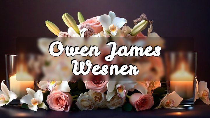 Owen James Wesner, Remembered for His Kind Spirit, Dies Tragically in ...