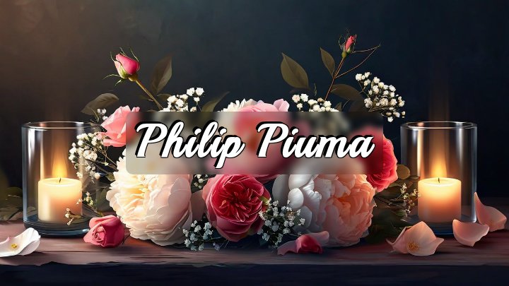 Philip Piuma, Beloved Community Member, Passes Unexpectedly, Leaving a ...